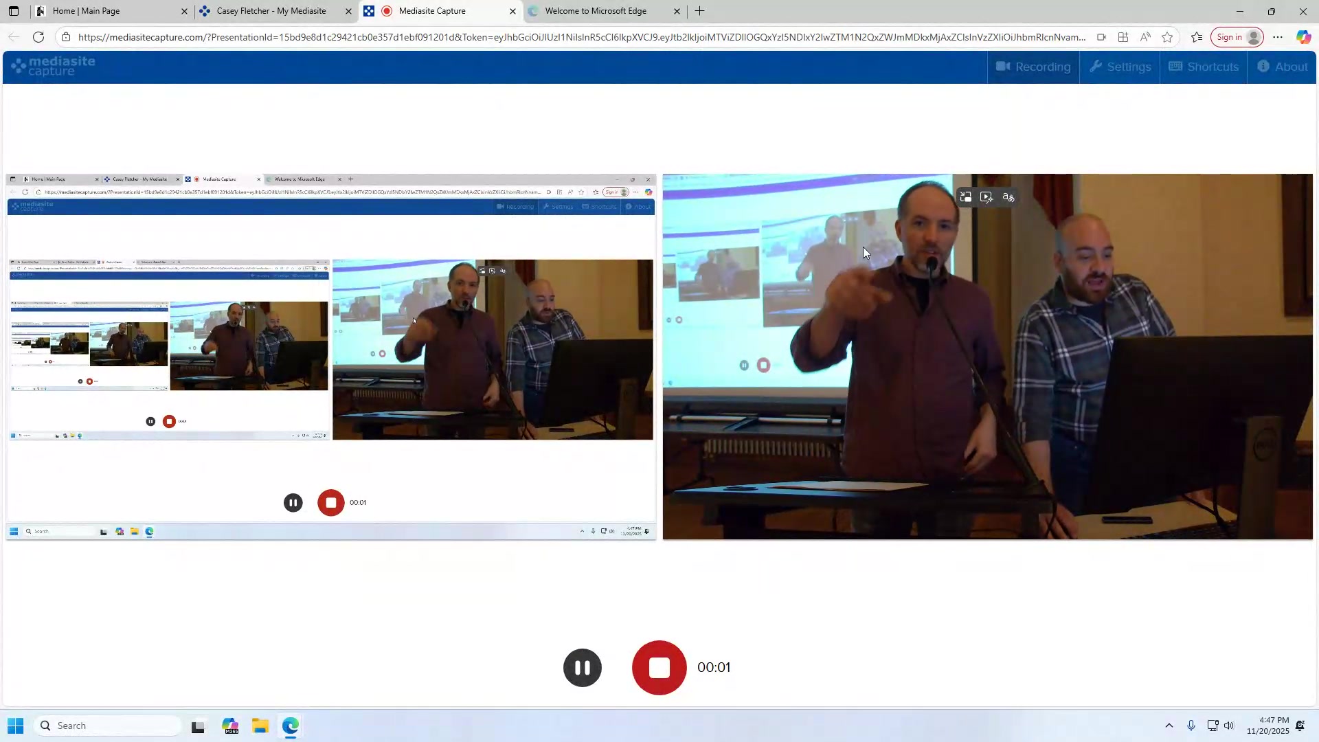 Casey Fletcher Artist Lecture 11/20/2025